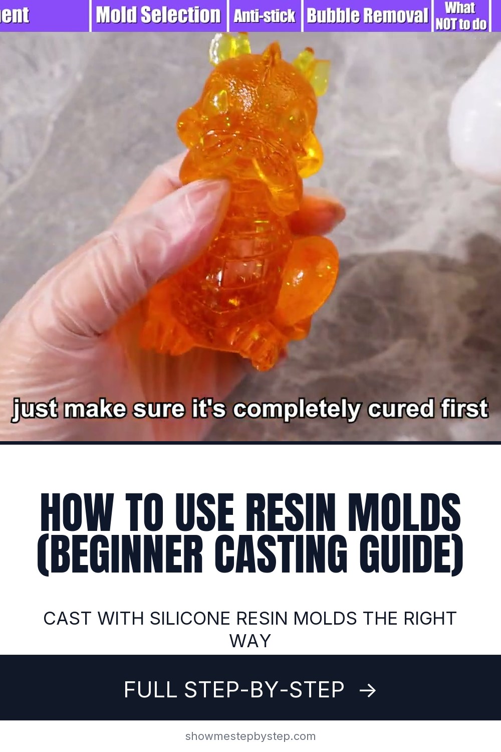 How to Use Resin Molds - Beginner Casting Guide